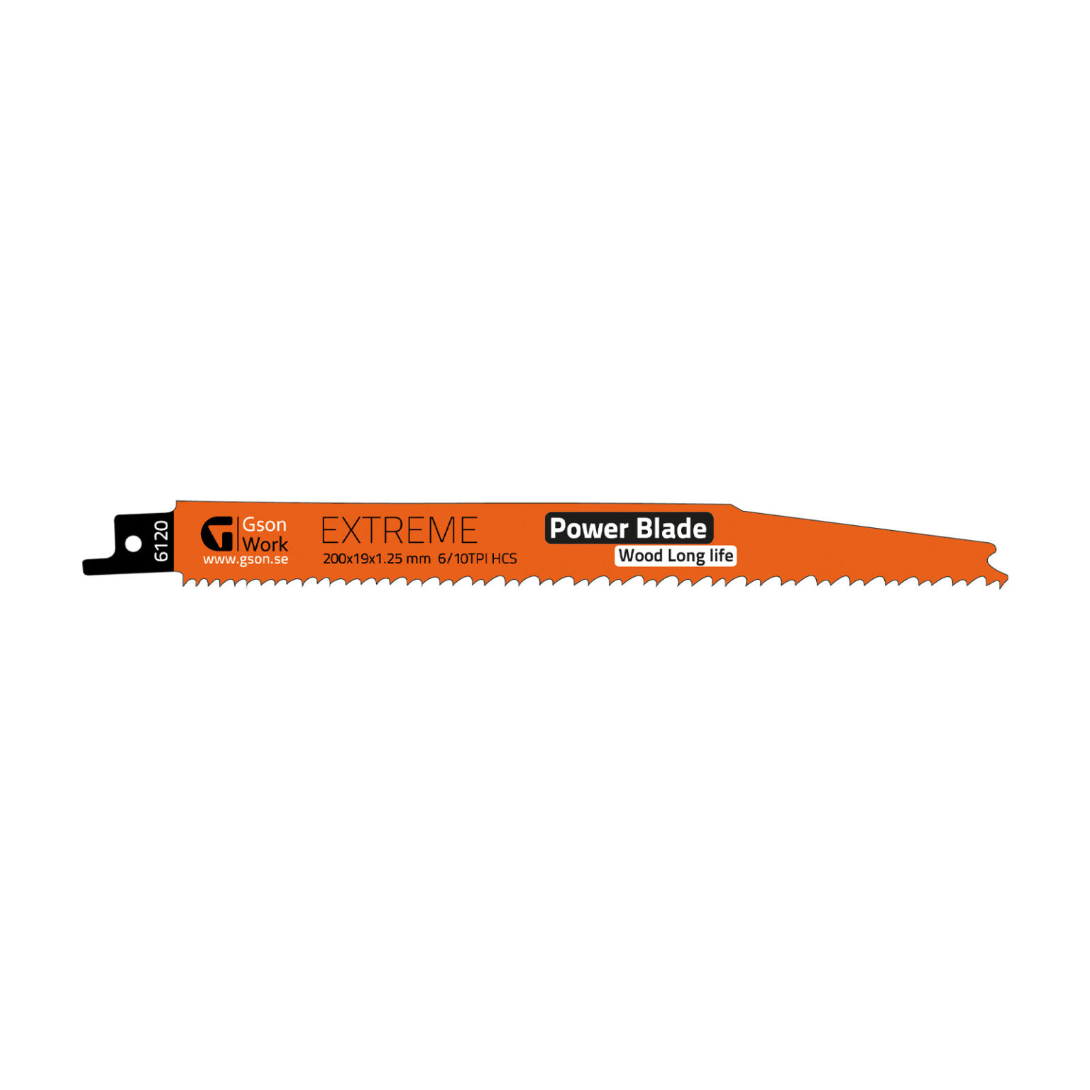 Tigerblade Extreme Wood 200 x 19 x 125 mm 6/10 TPI 5 st ...